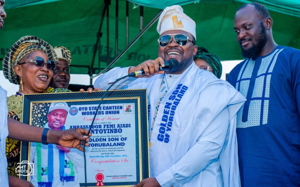 Breaking: Ambassador Ajadi Honored as Golden Son of Yoruba Land - New ...